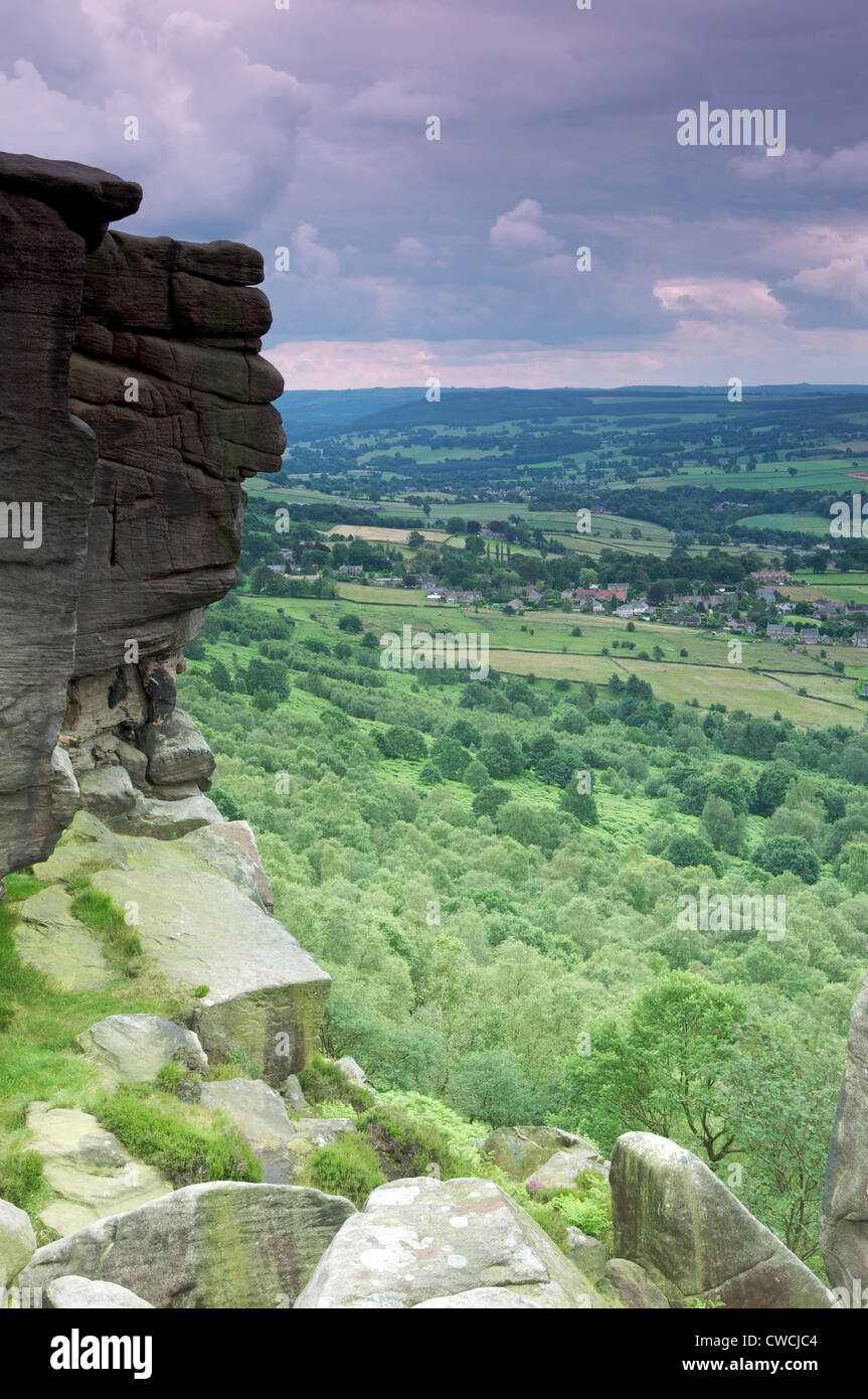Curbar Edge, Derbyshire Stock Photo - Alamy