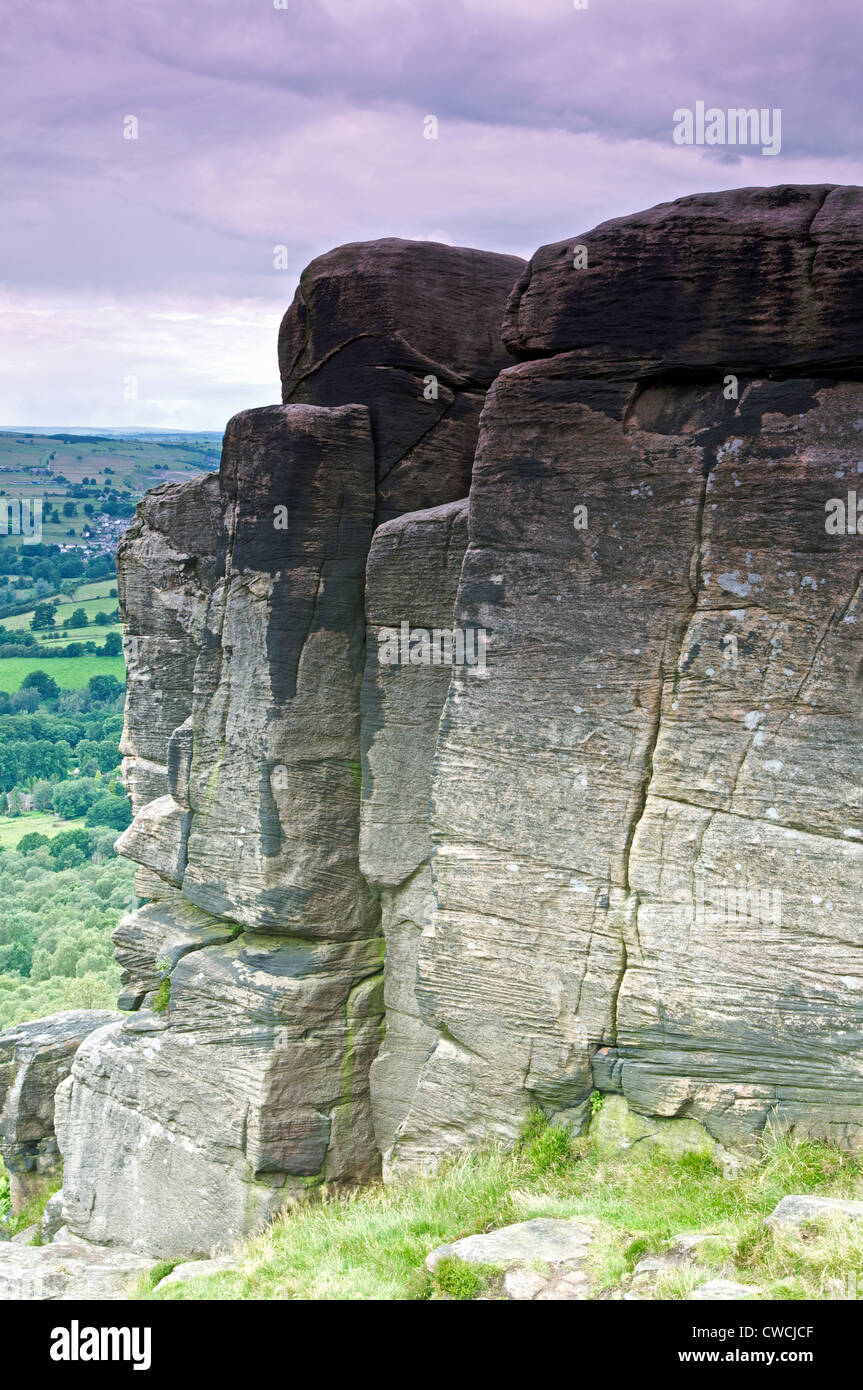 Curbar Edge, Derbyshire Stock Photo - Alamy