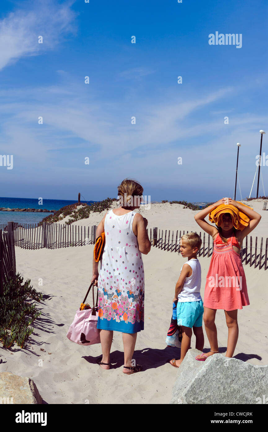 Strand of Calvi, Corsica, France Stock Photo - Alamy
