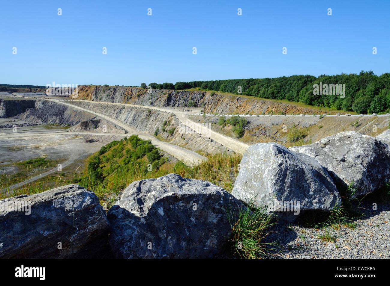 Mine quarry limestone hi-res stock photography and images - Alamy