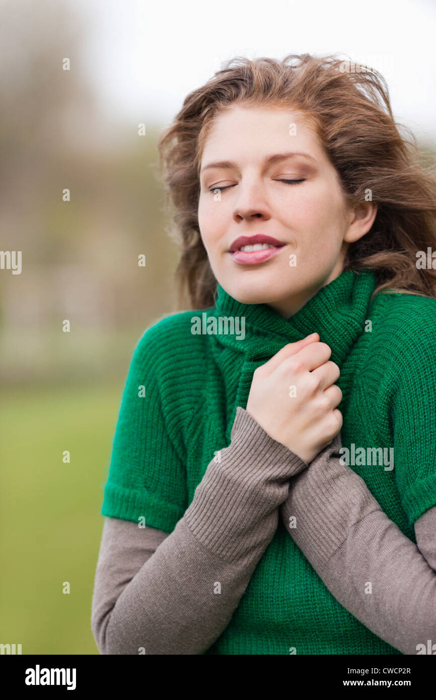 Close up adult shivering holding hi-res stock photography and images ...