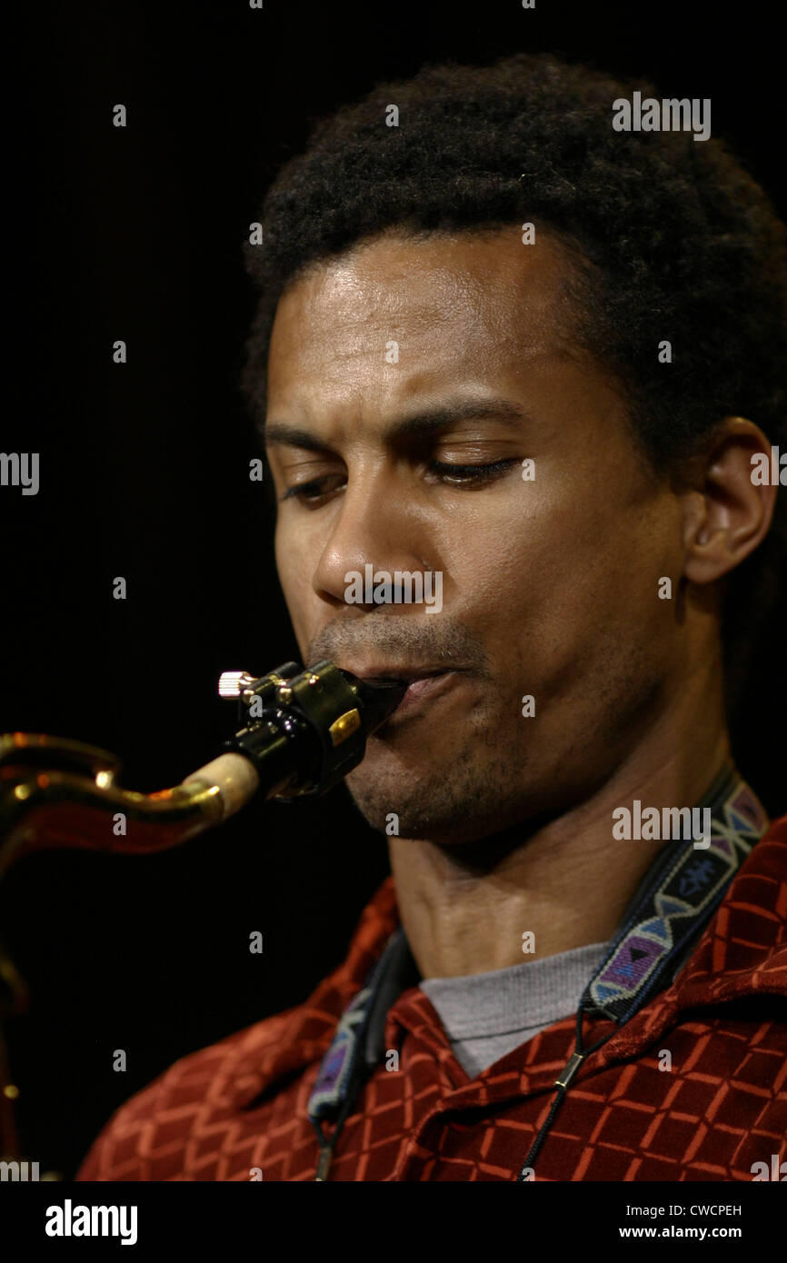 Mark Turner (sax) in Copenhagen JazzHouse 2005, Copenhagen, Denmark ...