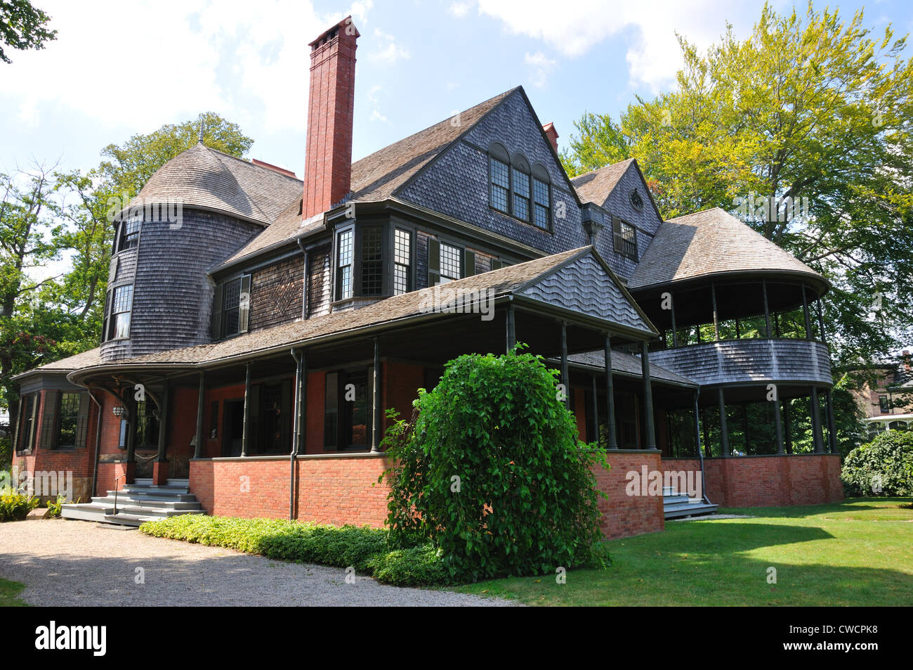 The Isaac Bell House, Newport, Rhode Island, USA Stock Photo - Alamy