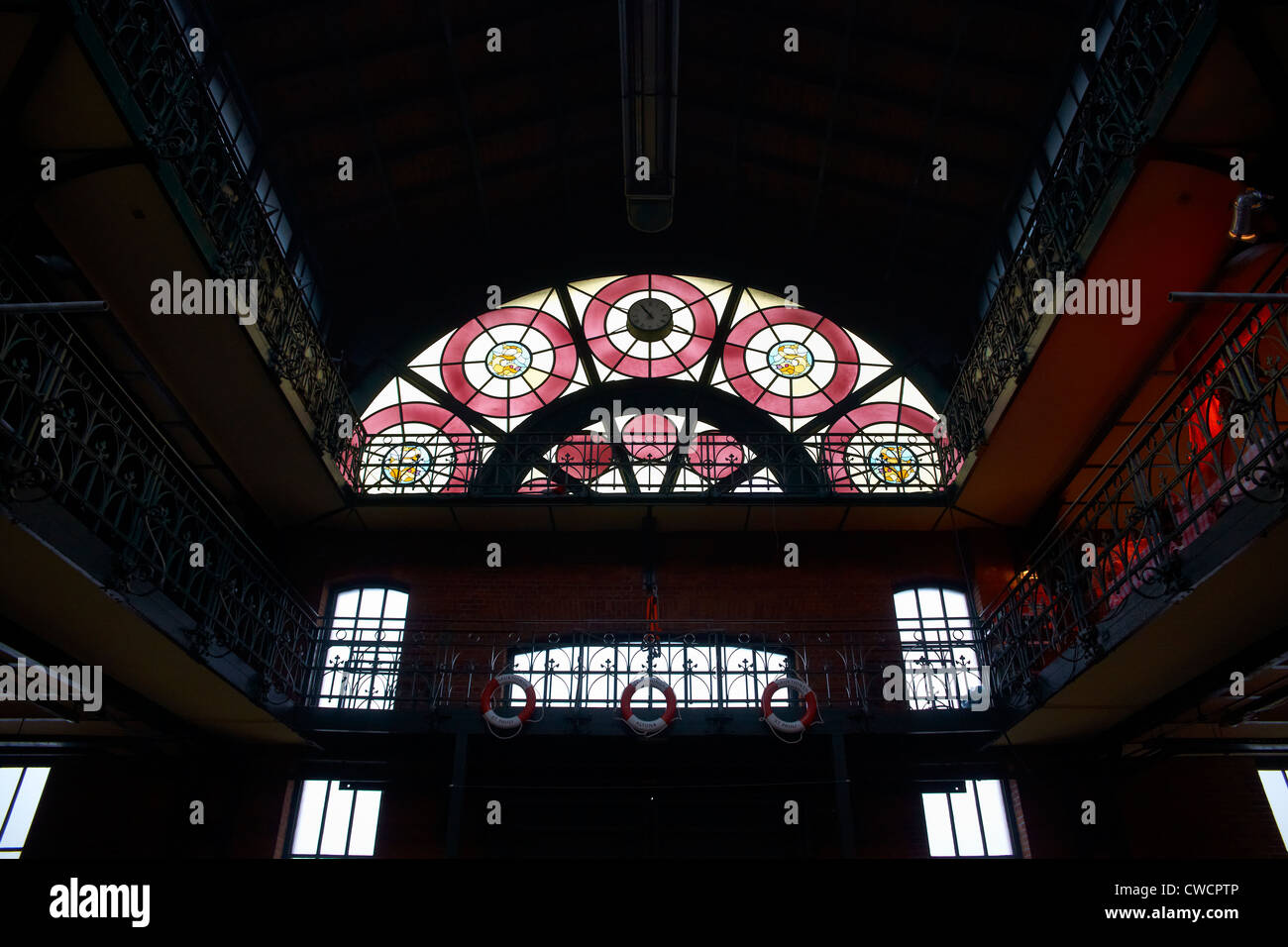Inside the historical Fish Auction Hall Stock Photo - Alamy