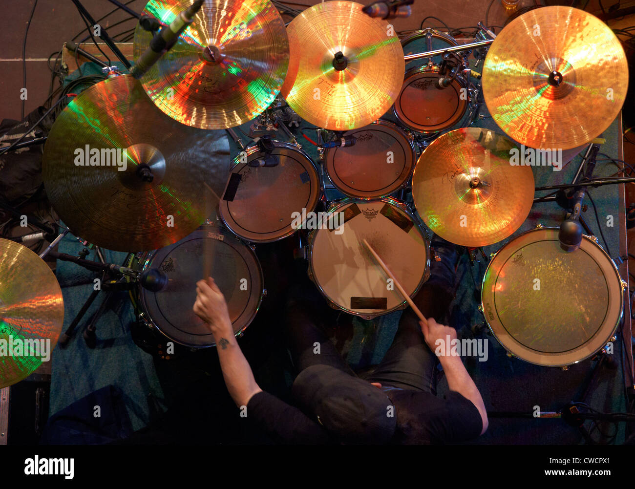 Drummer Playing Drums High Resolution Stock Photography and Images - Alamy