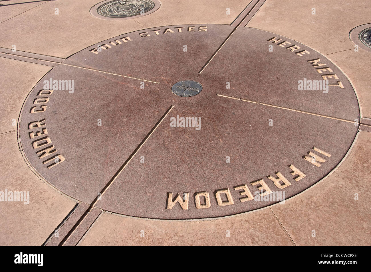 Four corners monument hi-res stock photography and images - Alamy