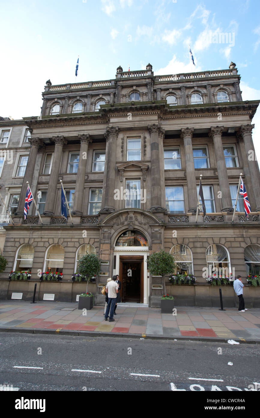 the george hotel george st edinburgh scotland uk united kingdom Stock ...