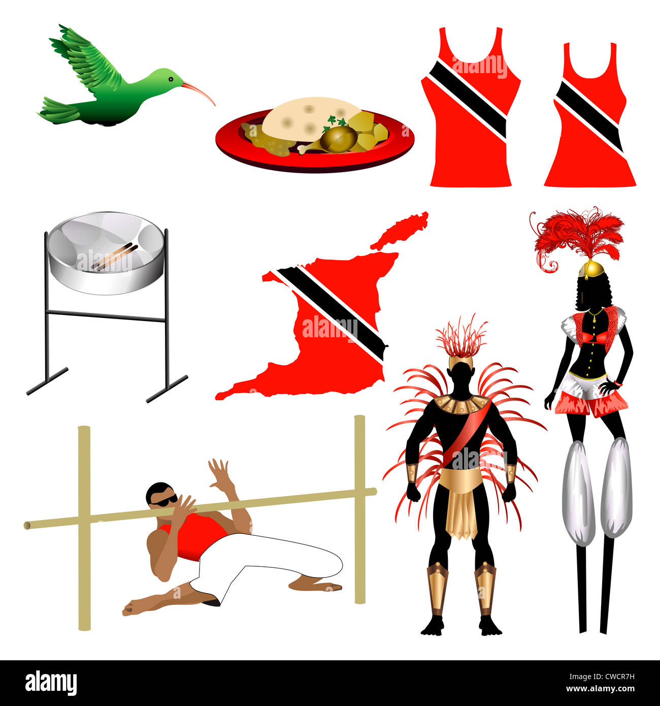 Roti trinidad and tobago Cut Out Stock Images & Pictures - Alamy