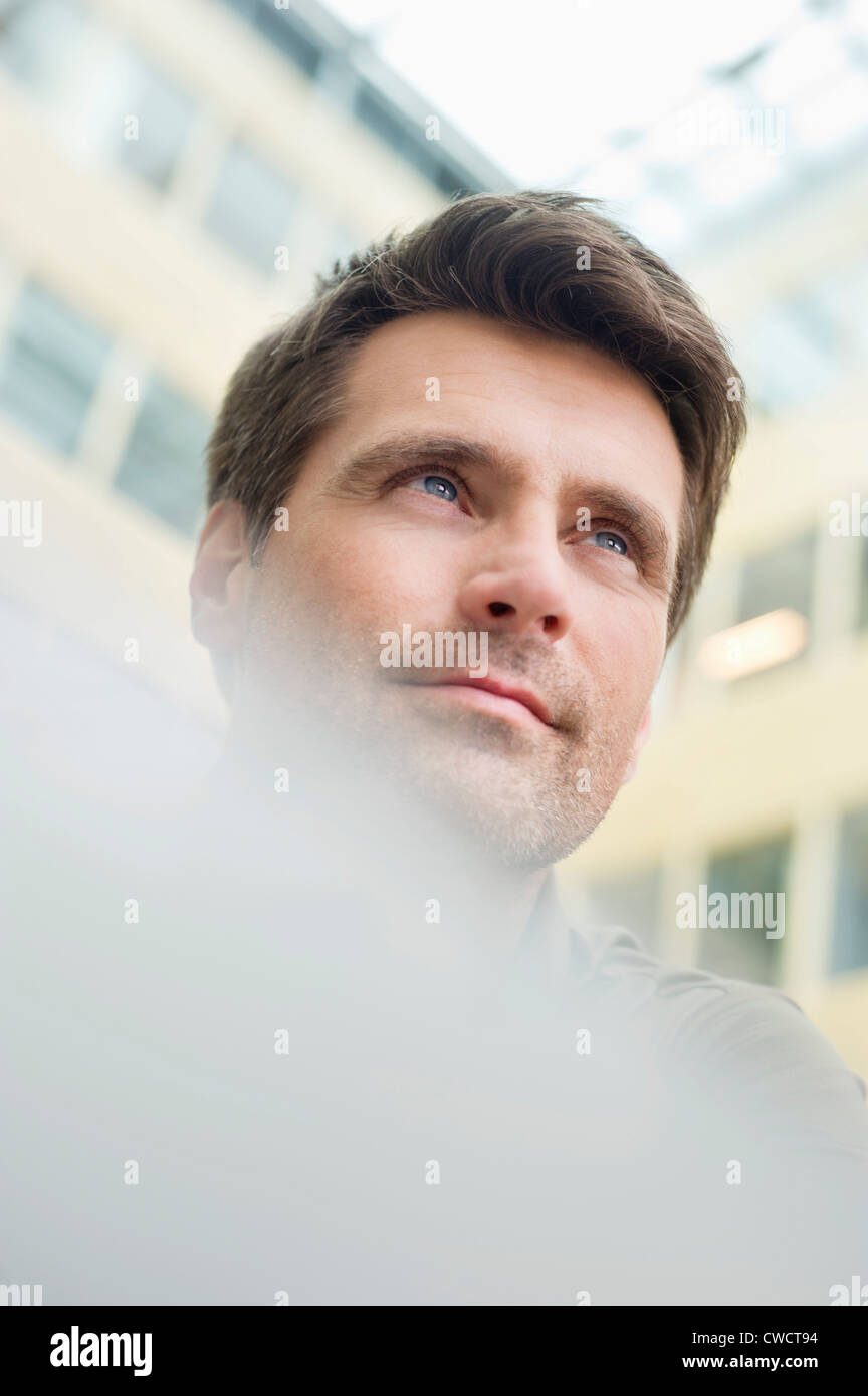 Man head low angle hi-res stock photography and images - Alamy
