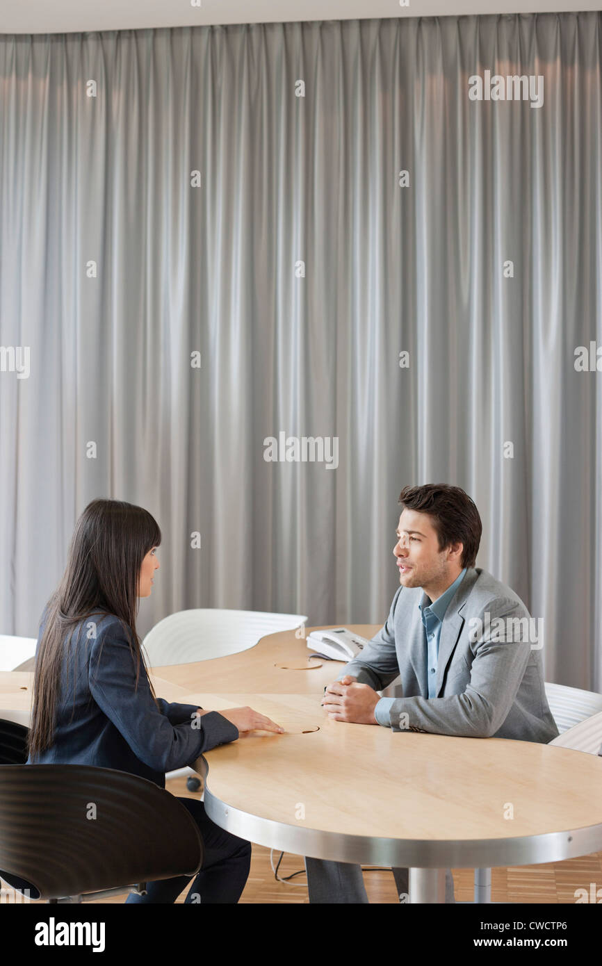 Business executives having a meeting in an office Stock Photo - Alamy