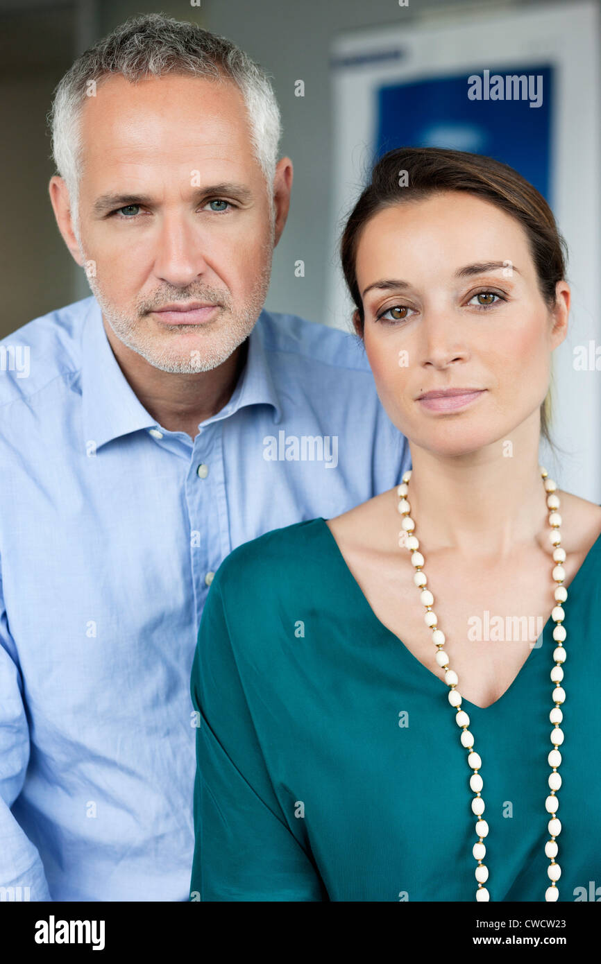 Portrait of business executives in an office Stock Photo - Alamy