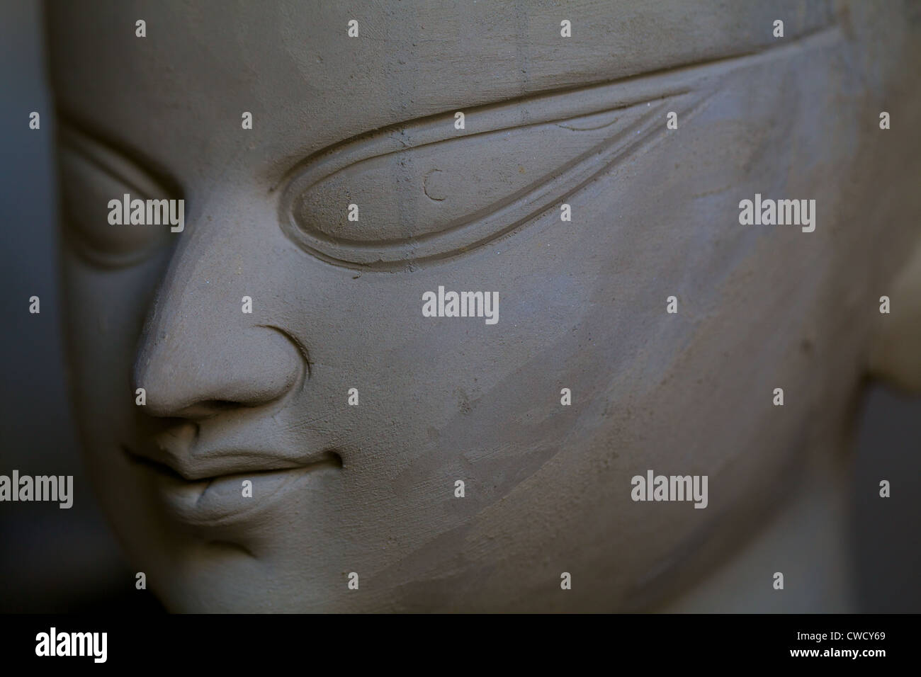 Statue of Mother Durga in the making Stock Photo - Alamy