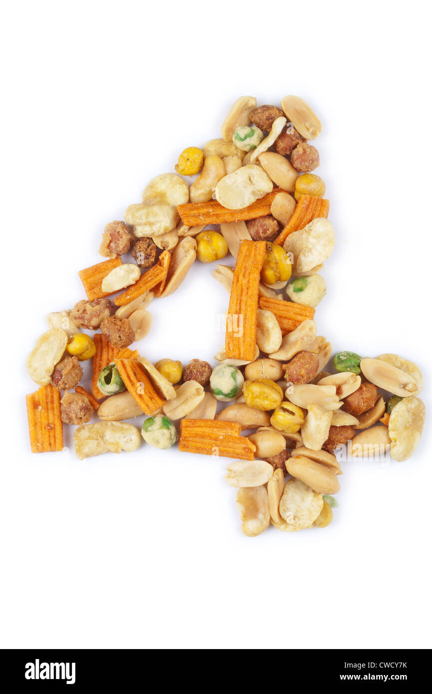Number 4 Cut Out Stock Images & Pictures - Alamy