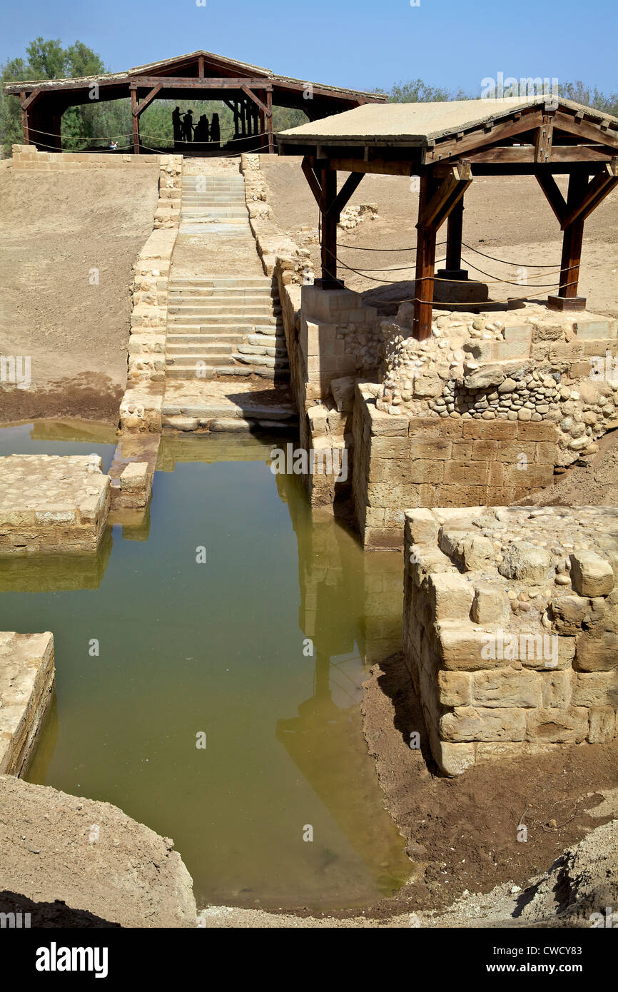Site of Jesus Christ's baptism on River Jordan Stock Photo - Alamy