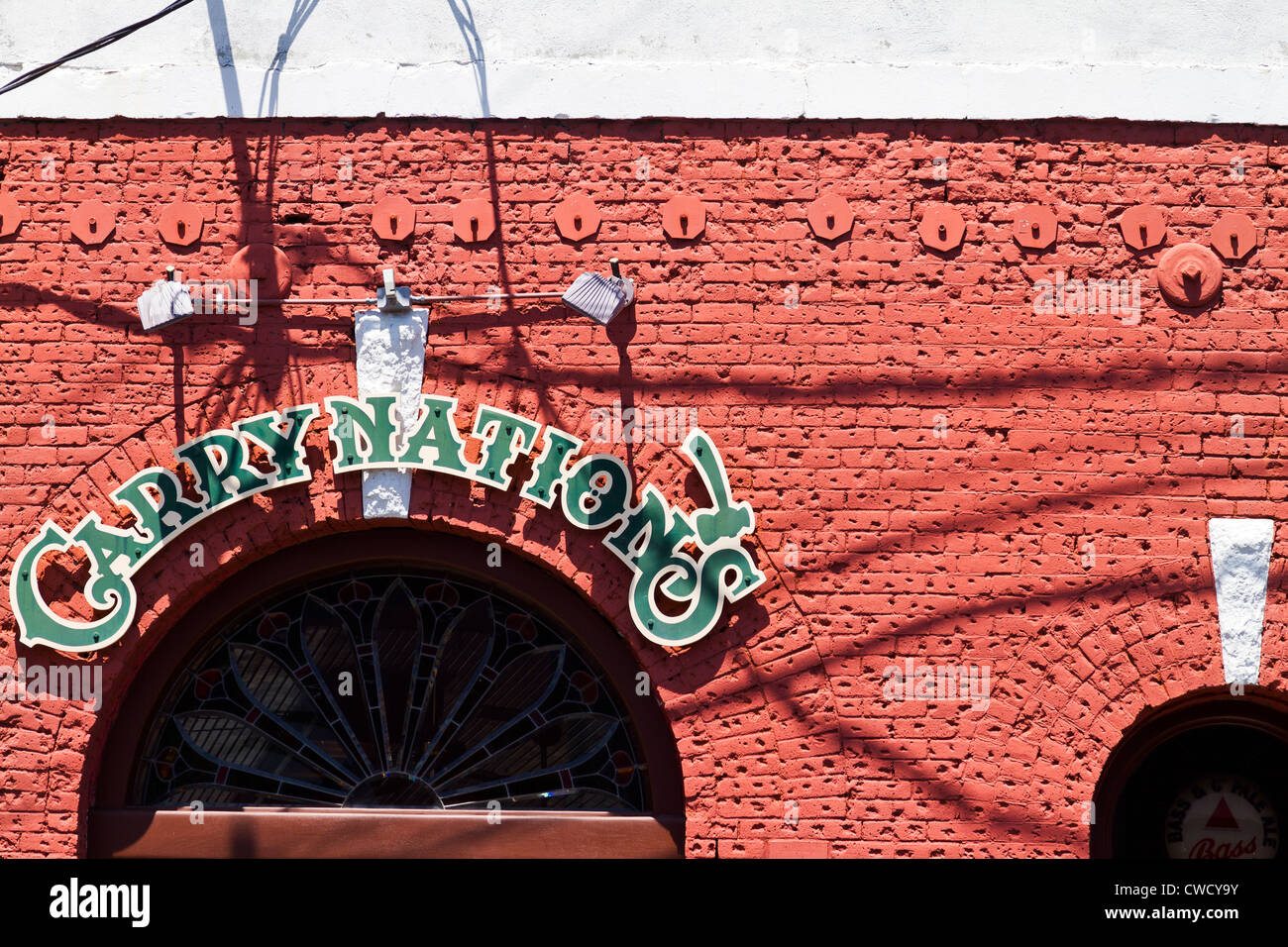 View of back of Carry Nation's Bar in Los Gatos, California Stock Photo ...