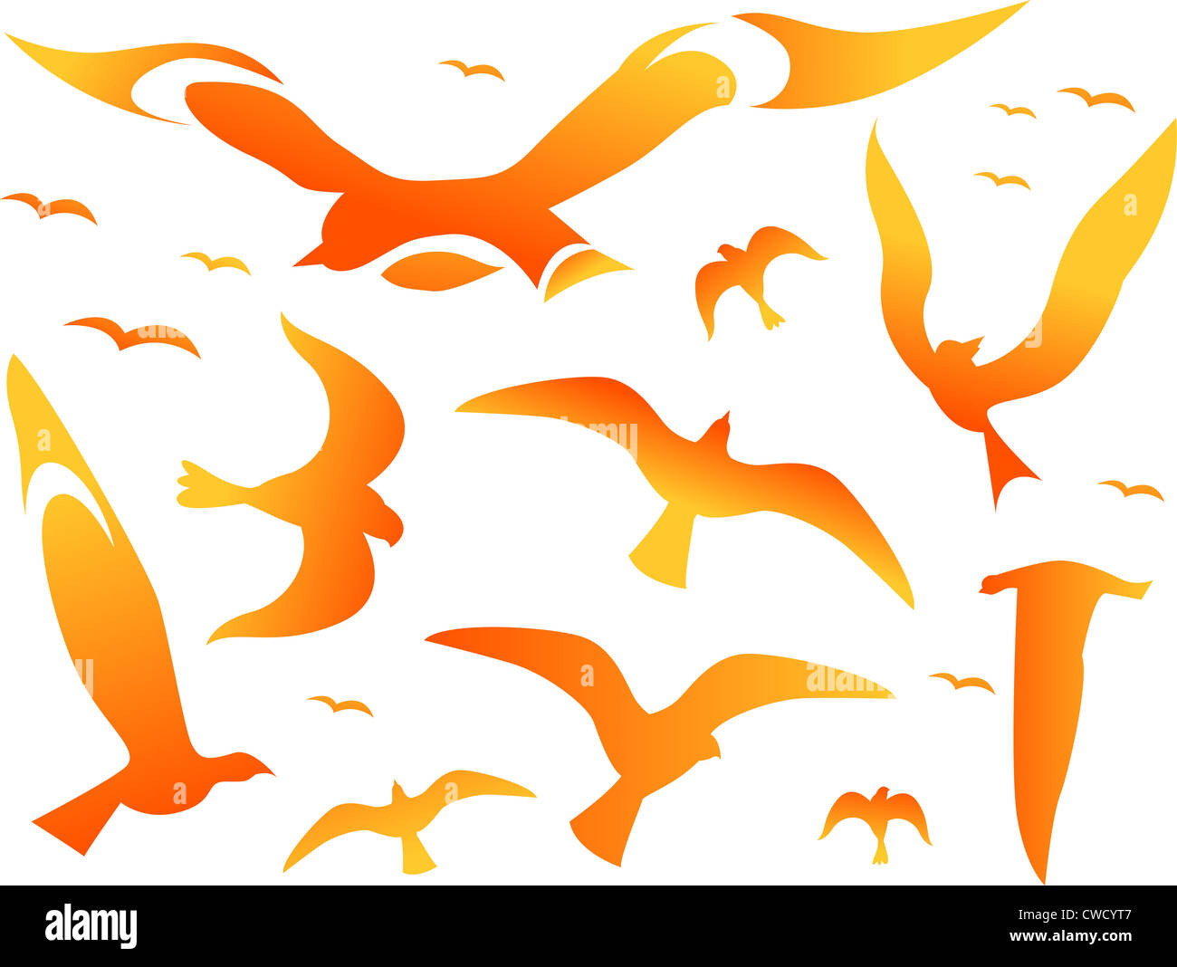 Different flames illustration hi-res stock photography and images - Alamy