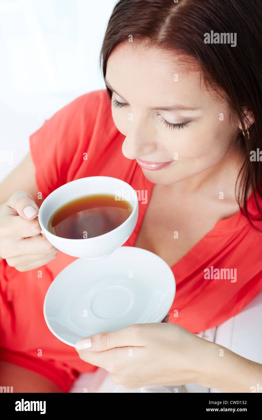 Woman nice smell home hi-res stock photography and images - Alamy