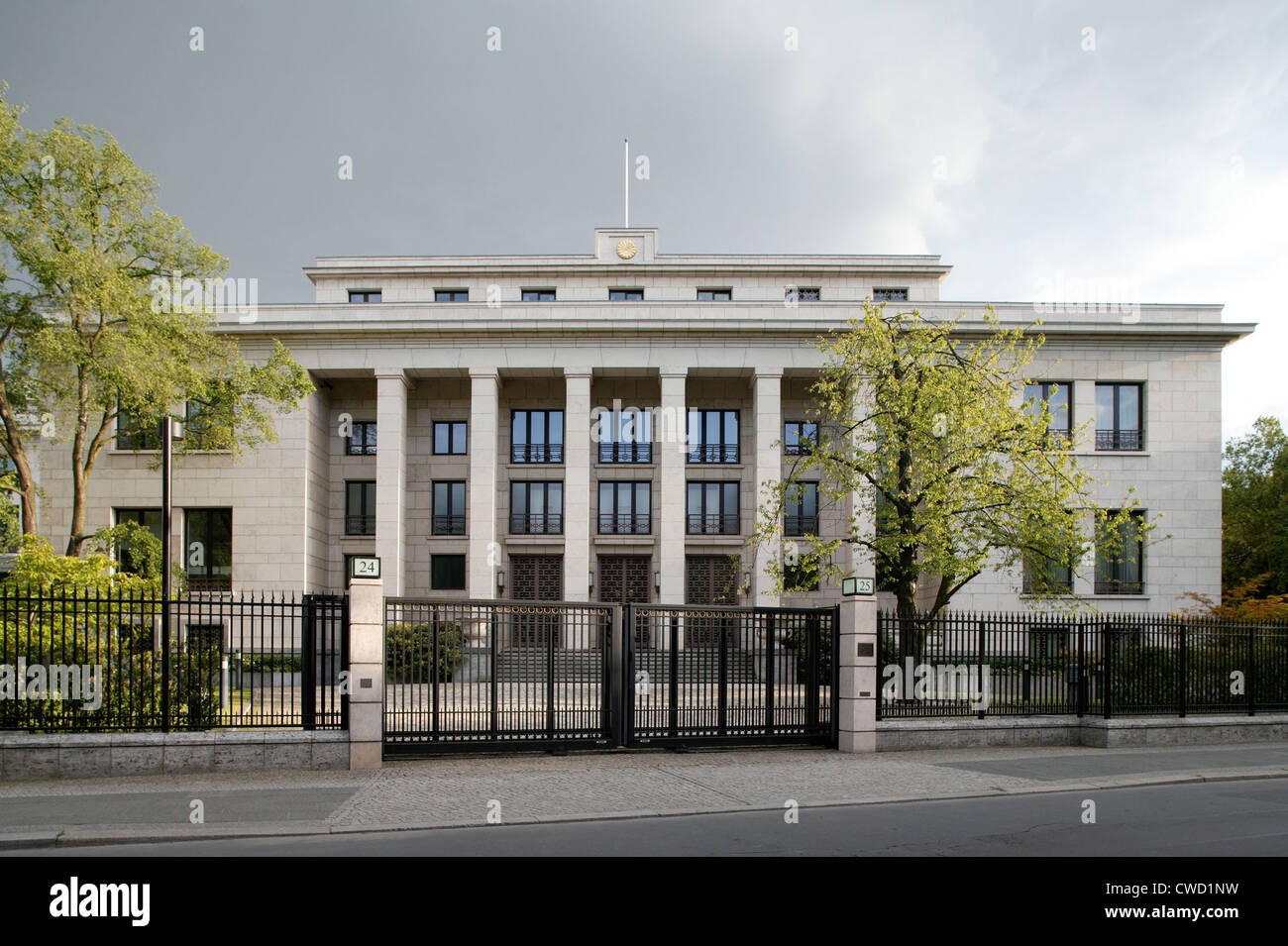 Berlin, Embassy of Japan Stock Photo - Alamy