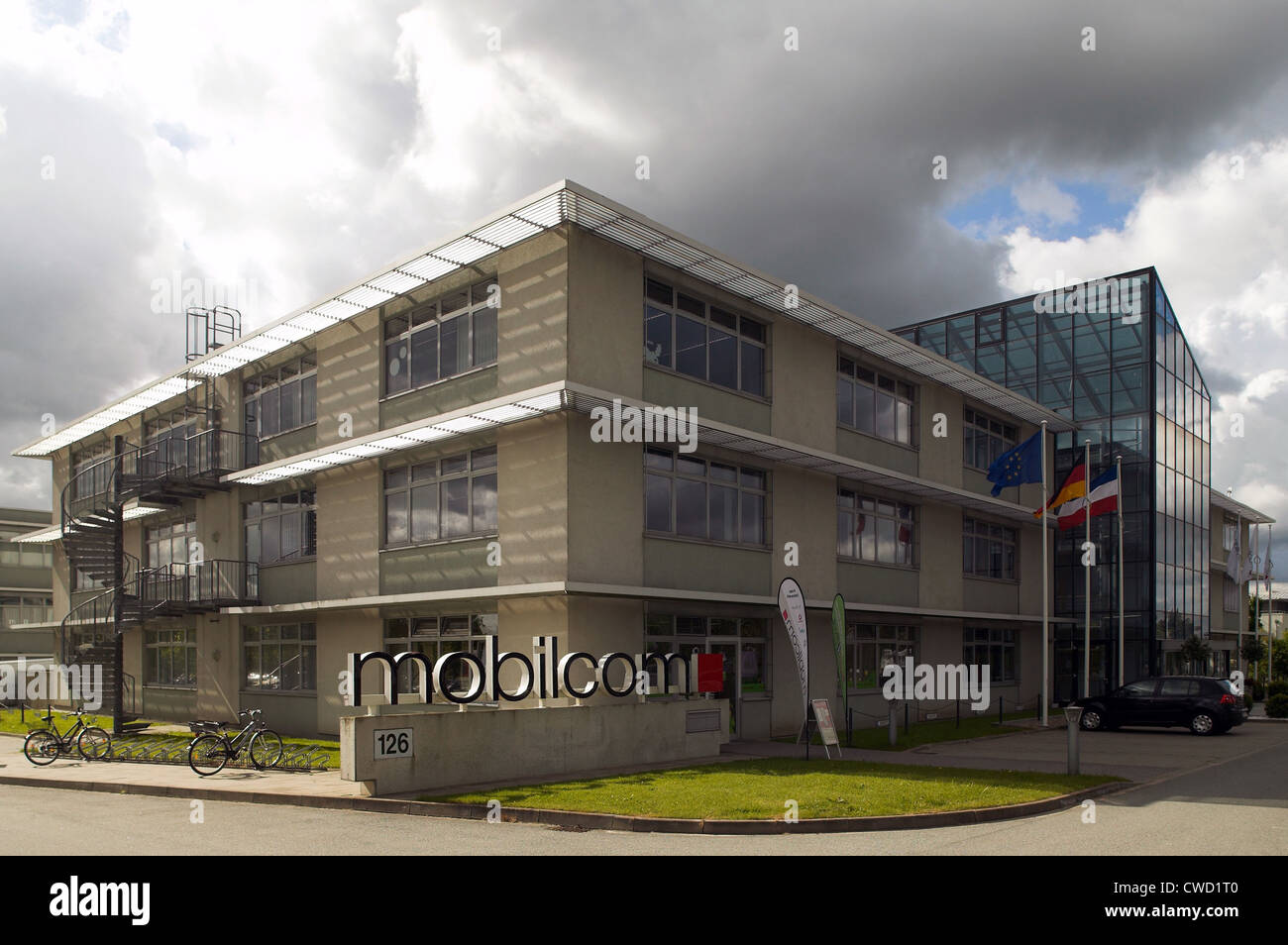 Büdelsdorf headquarters Mobilcom Stock Photo - Alamy