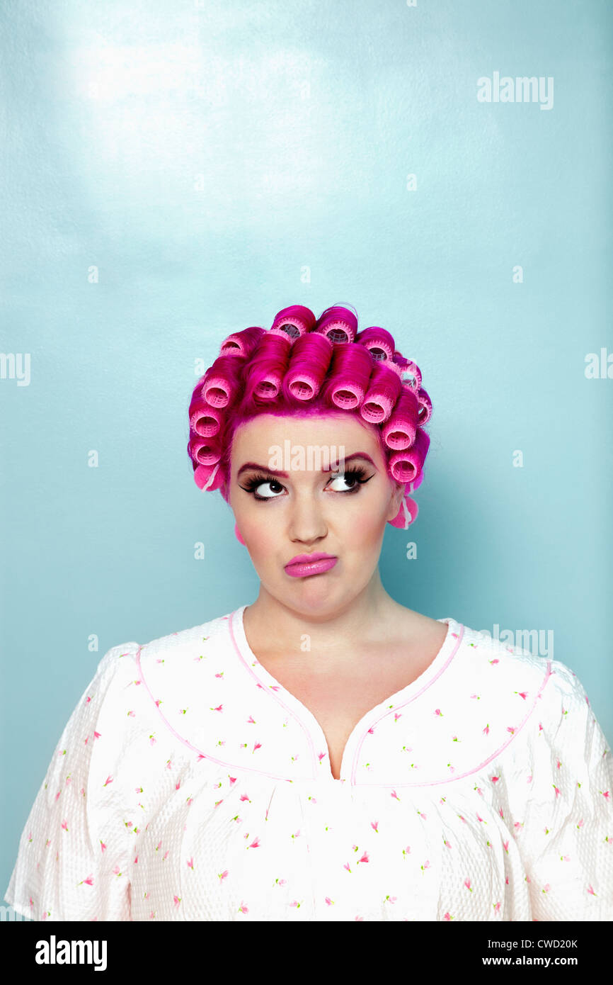 Curlers hi-res stock photography and images - Alamy