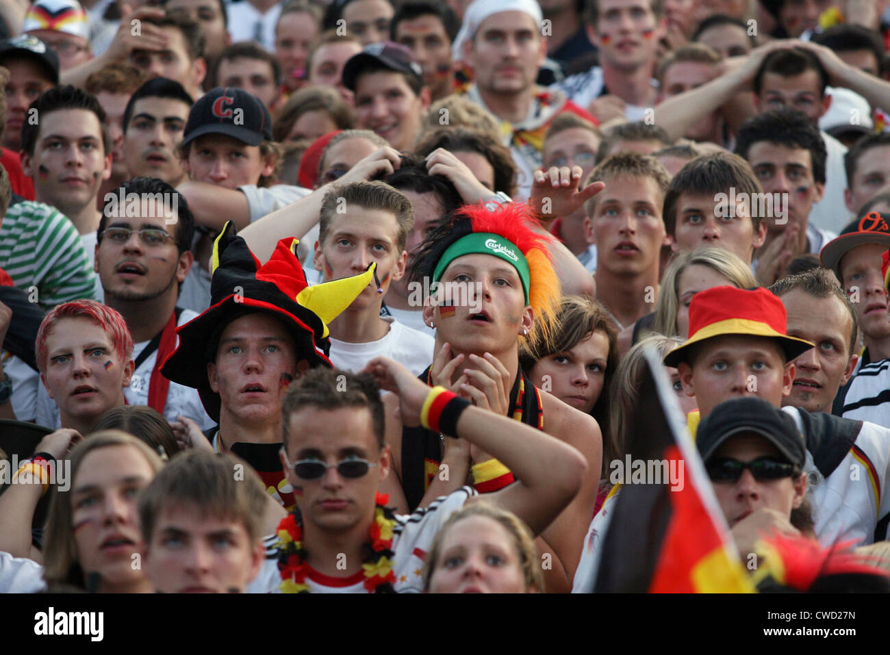 Berlin, Germany fans in the fan zones Stock Photo - Alamy