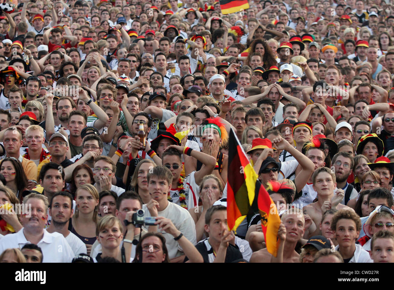 Berlin, Germany fans in the fan zones Stock Photo - Alamy
