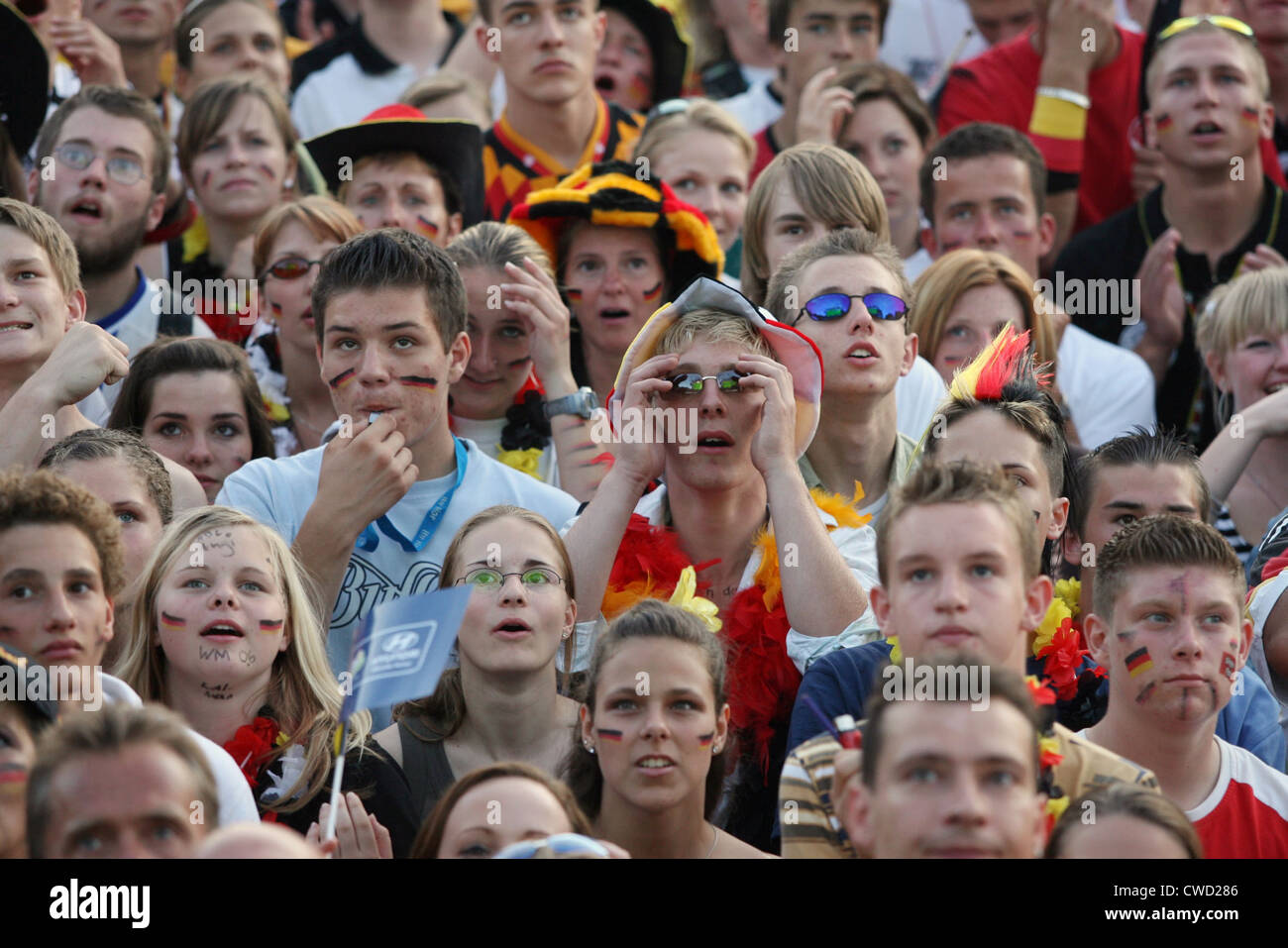 Berlin, Germany fans in the fan zones Stock Photo - Alamy