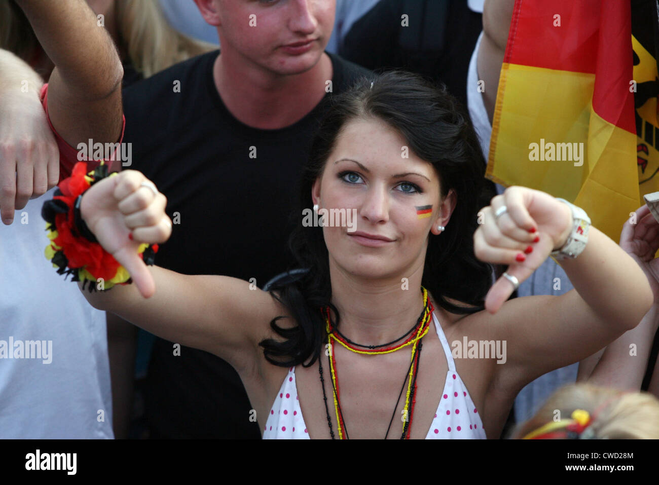 Berlin, Germany fans in the fan zones Stock Photo - Alamy