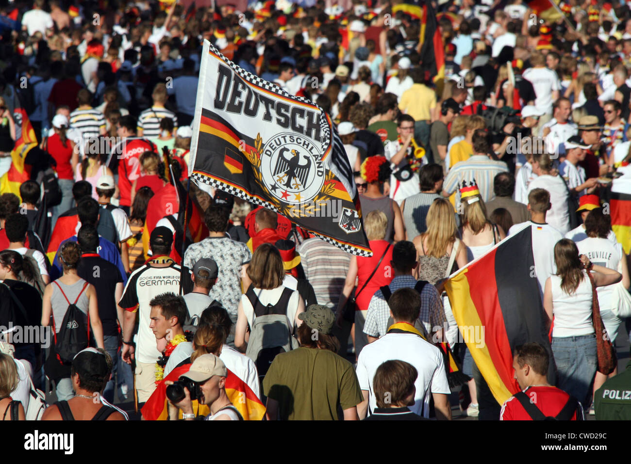 Berlin, Germany fans in the fan zones Stock Photo - Alamy