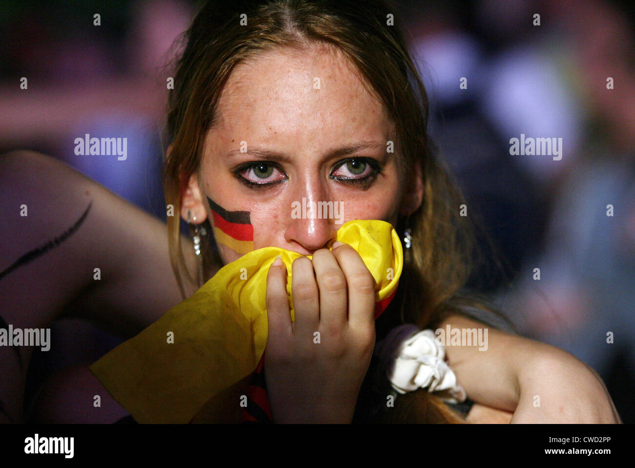 Berlin, Germany fan disappointed in the fan zones Stock Photo - Alamy