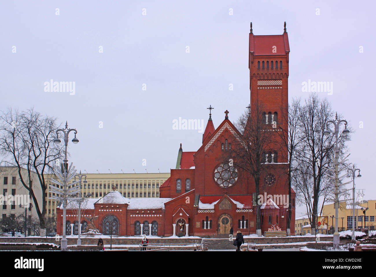Minsk, Belarus, Church of St. Simeon and St.Helen Stock Photo - Alamy