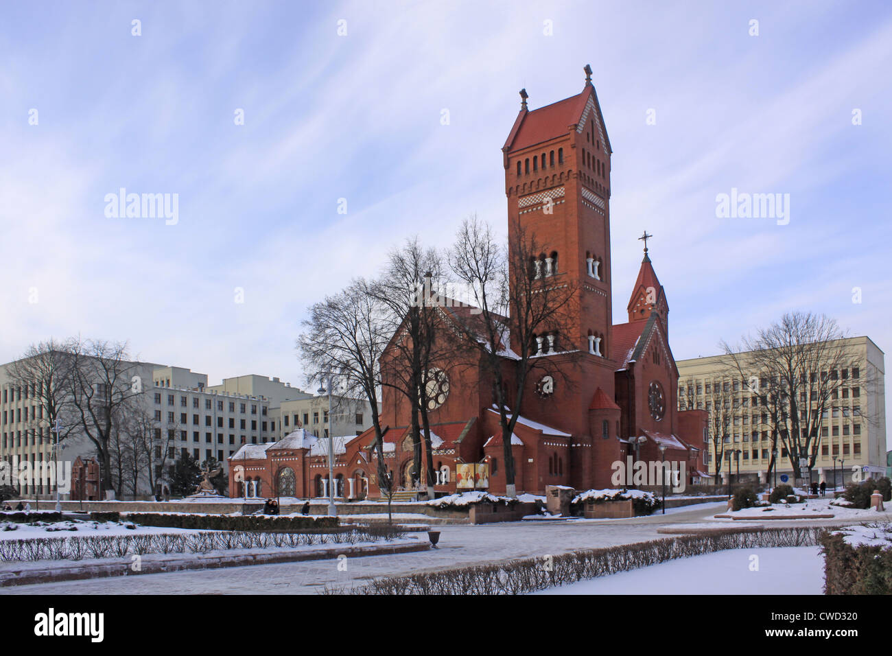 Minsk, Belarus, Church of St. Simeon and St.Helen Stock Photo - Alamy