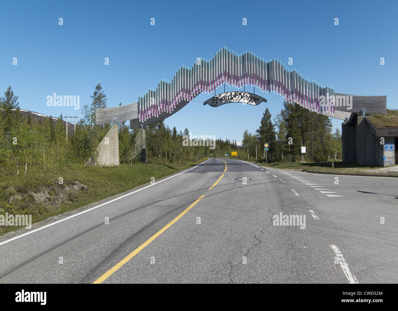 gate to Nord Norge Area, Nordland, Norway Stock Photo - Alamy