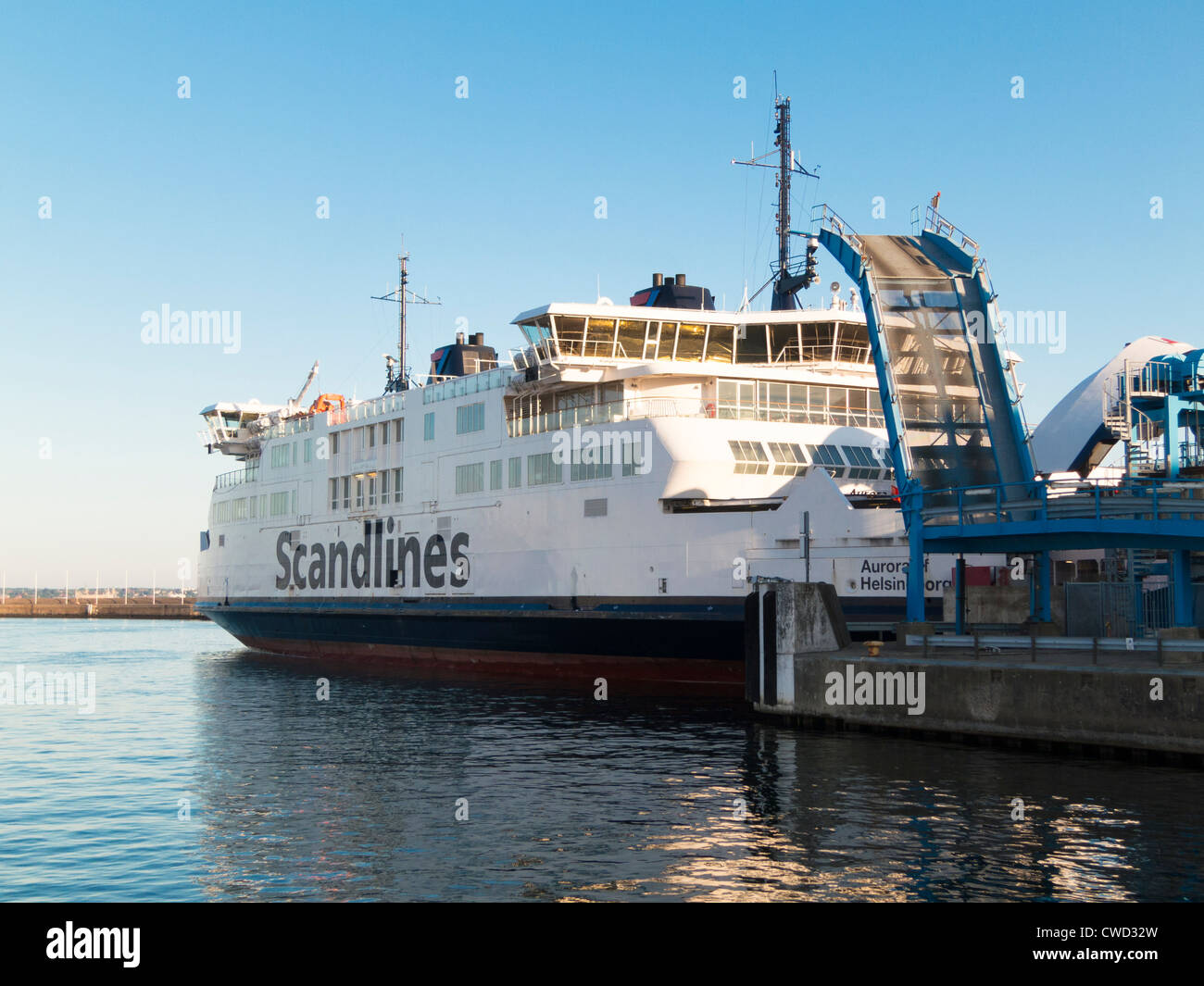 Scandlines ferry in port, Rostock, Germany Stock Photo - Alamy