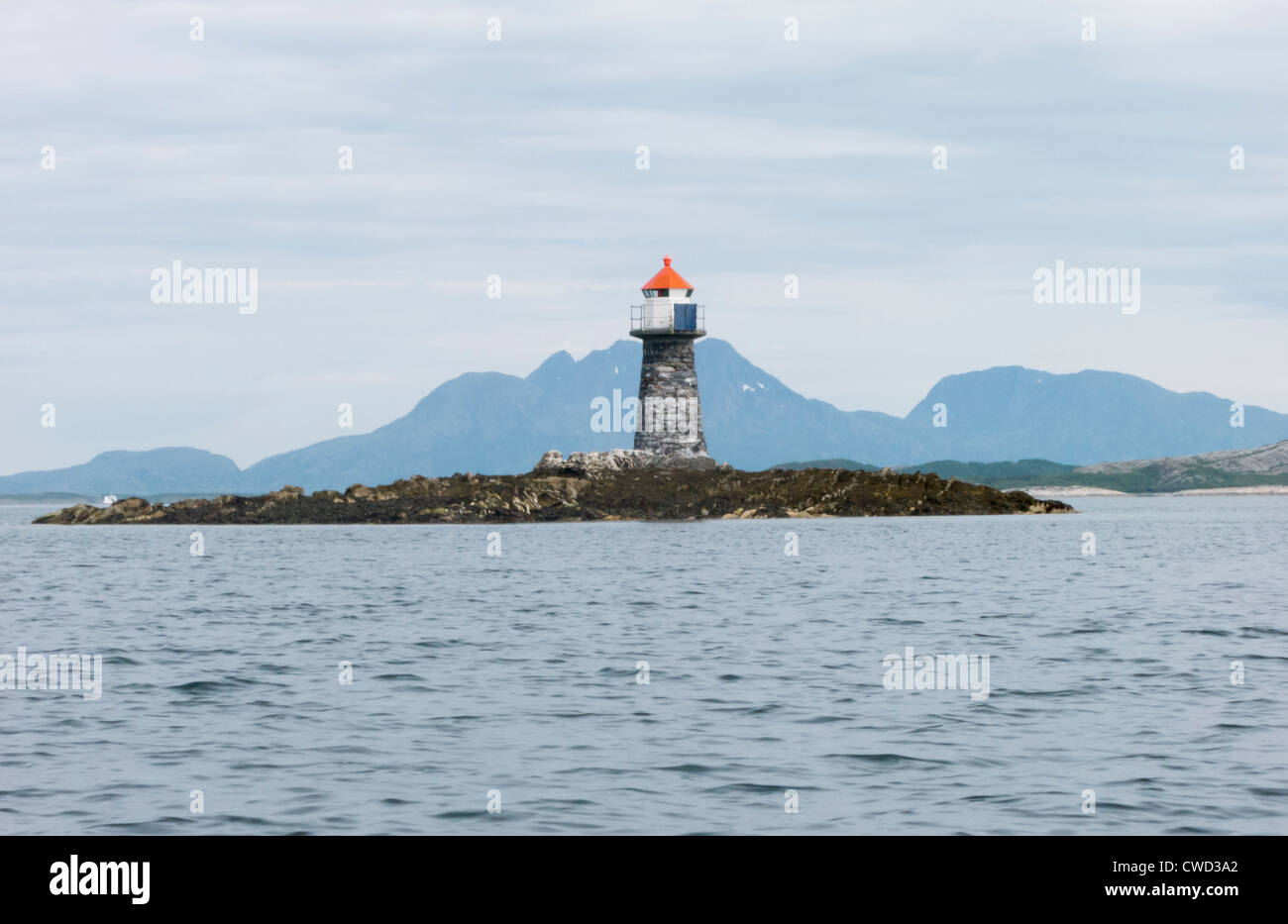 lighthouse, Vega Archipelago, Helgeland, Nordland, Norway Stock Photo ...