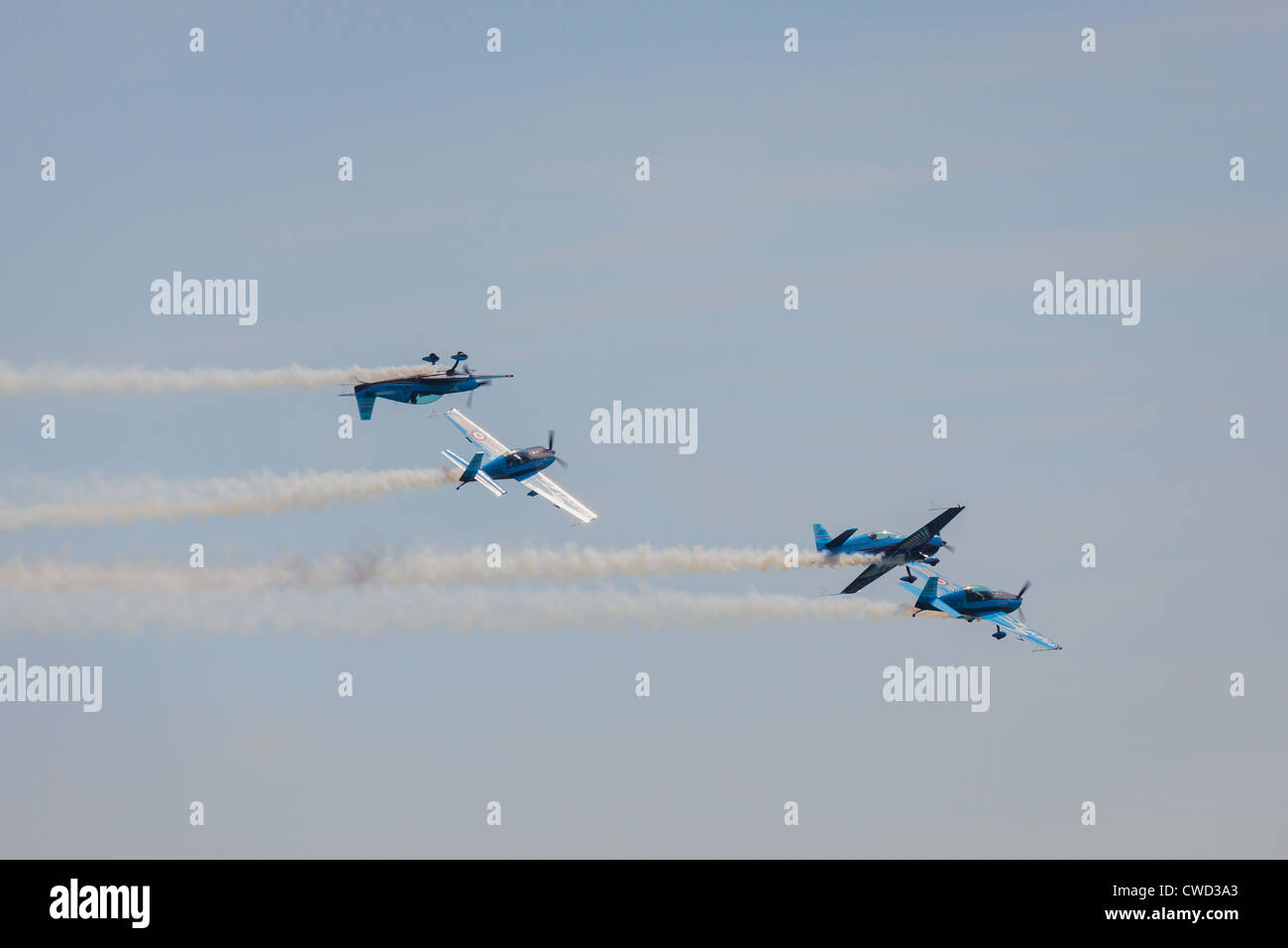 RAF Blades flying team Stock Photo - Alamy