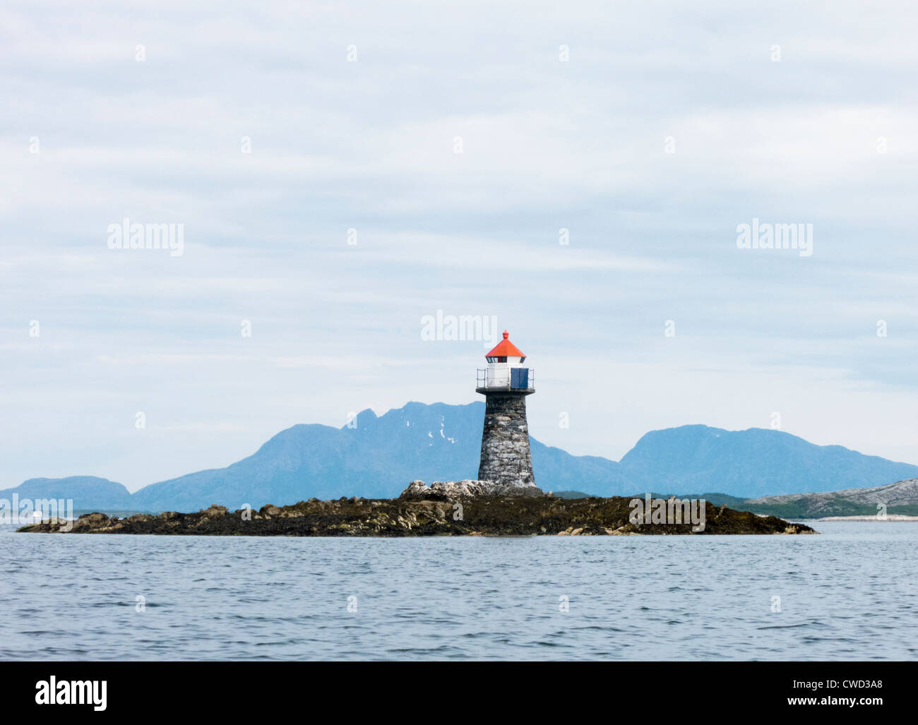 lighthouse, Vega Archipelago, Helgeland, Nordland, Norway Stock Photo ...