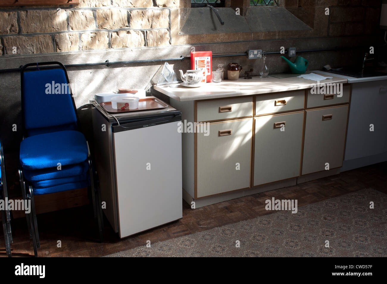 A kitchen area in a church Stock Photo - Alamy