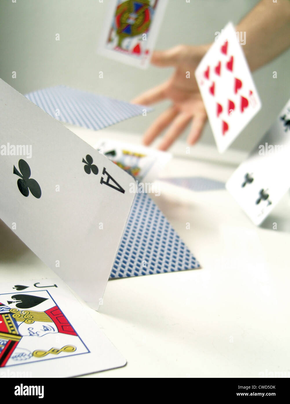 Throwing Card High Resolution Stock Photography and Images - Alamy