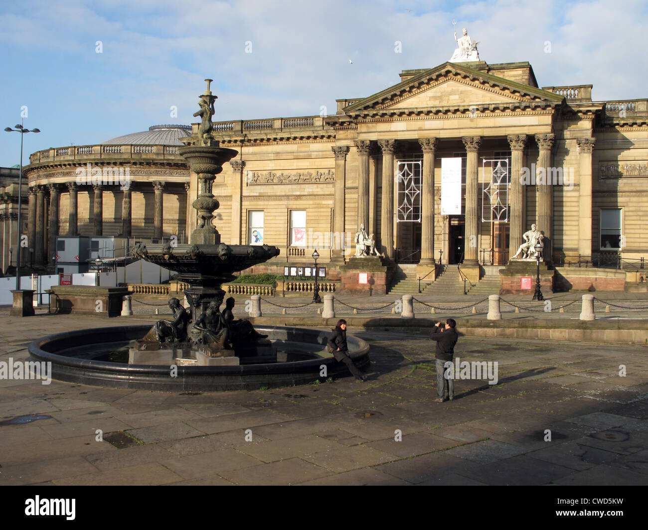November 2010 The Walker Art Gallery, Liverpool. Man taking picture of ...