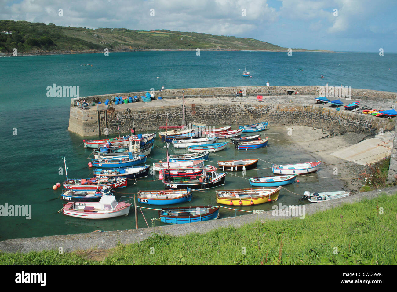 Coverack Harbour, The Lizard, Cornwall, UK Stock Photo - Alamy