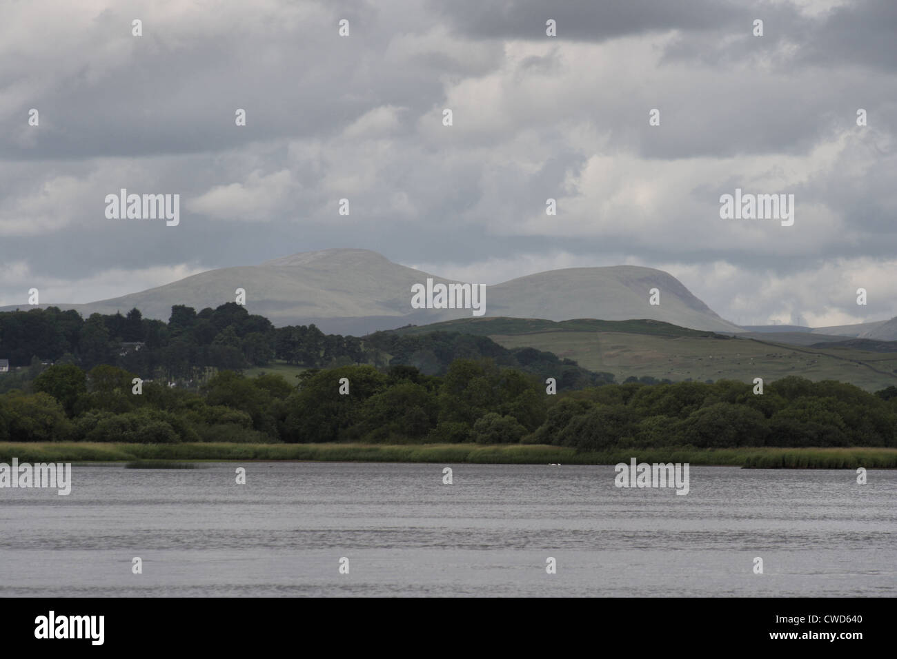 Loch Ken and scenery Galloway Scotland Stock Photo - Alamy
