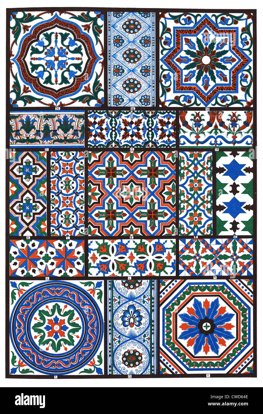 Renaissance Italian Earthenware plates Stock Photo - Alamy