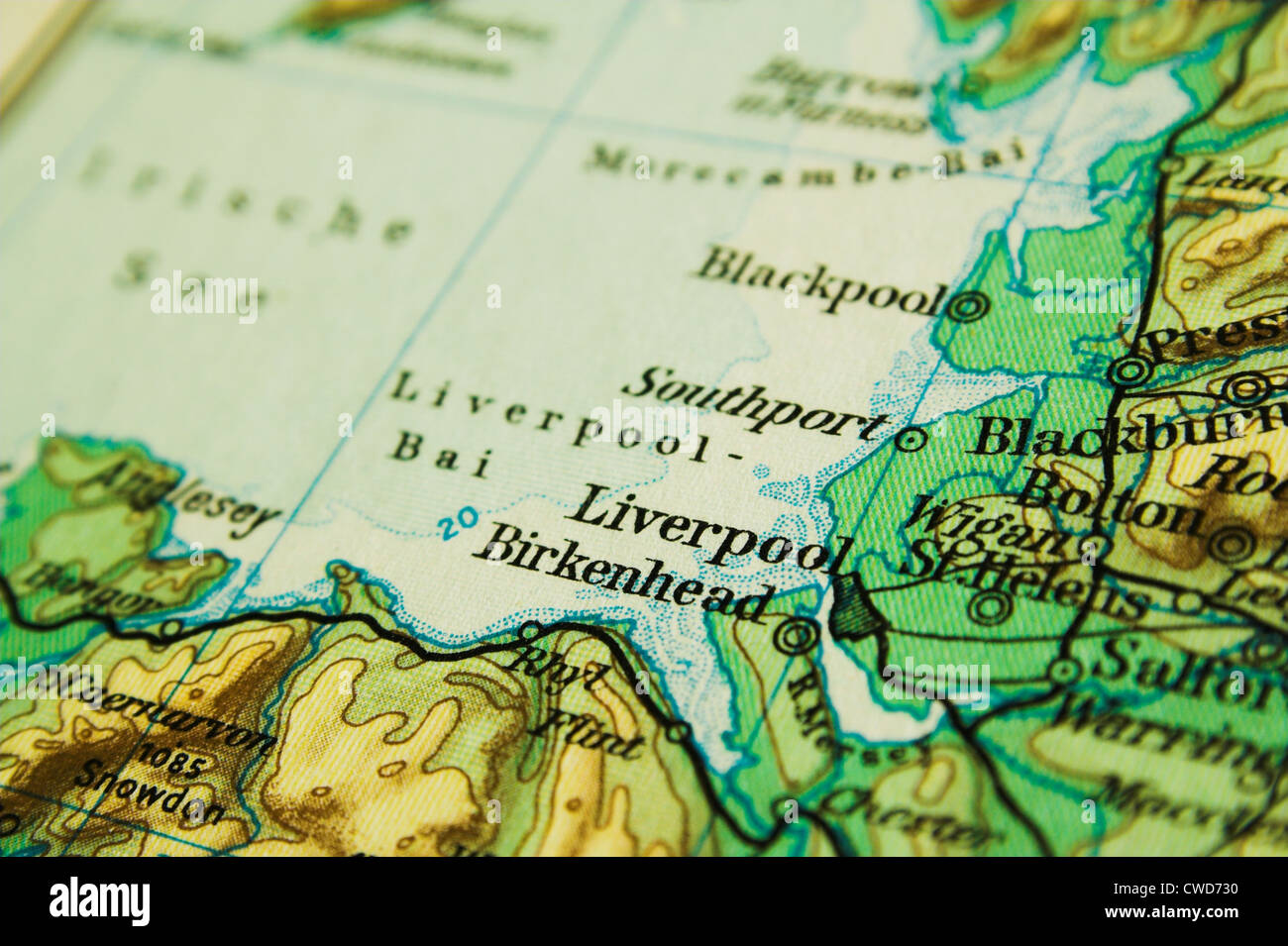 Map Of Southport High Resolution Stock Photography and Images - Alamy