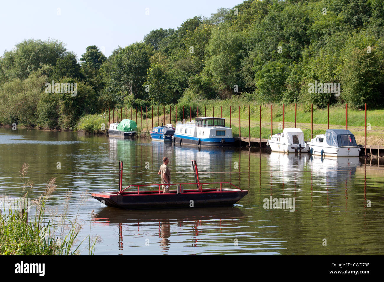 Hampton Ferry, Evesham, Worcestershire, UK Stock Photo - Alamy