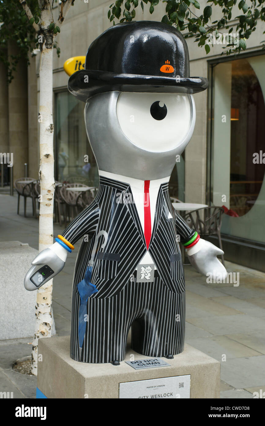 Olympic Mascot Wenlock Stock Photo - Alamy