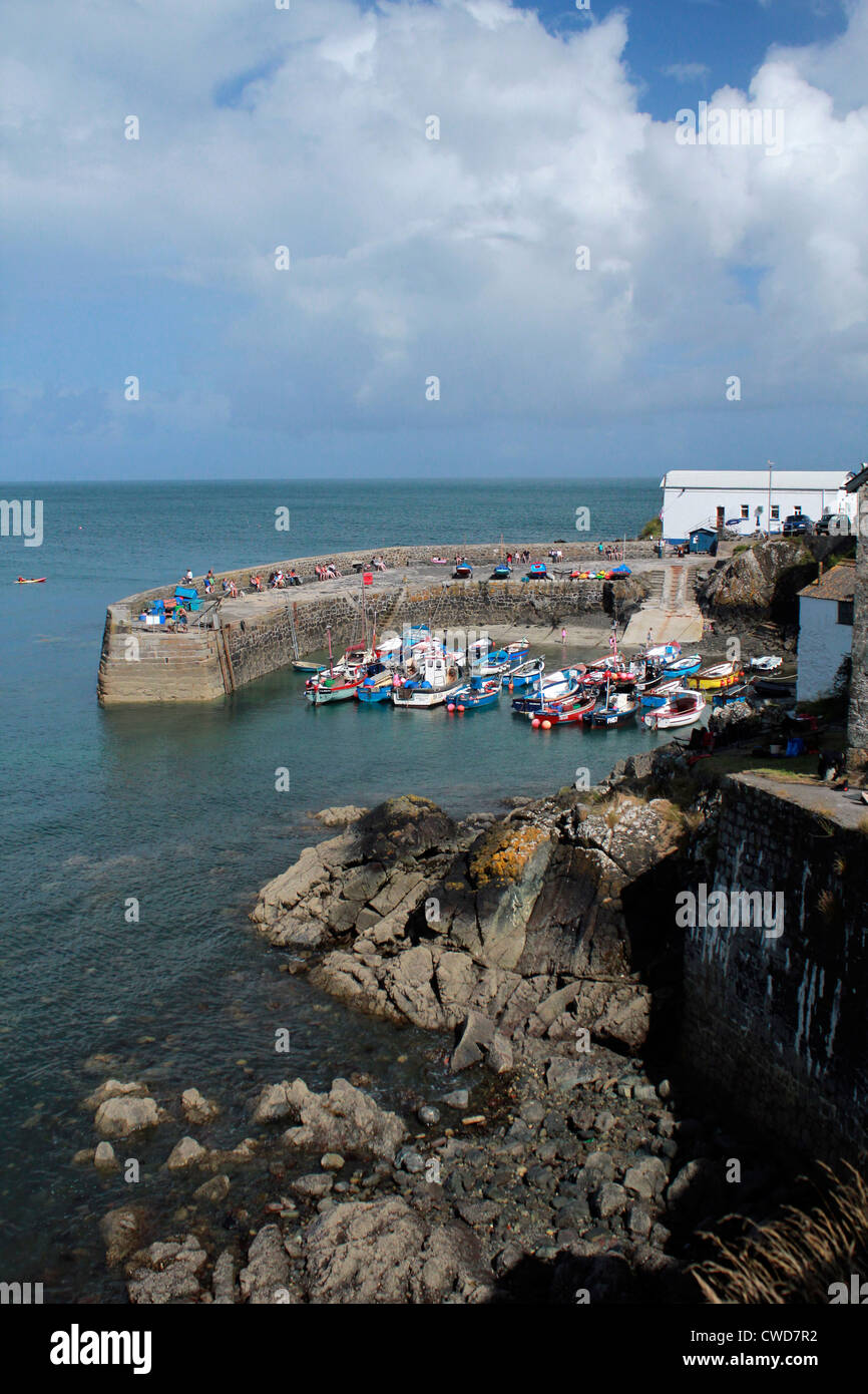 Coverack Harbour, The Lizard, Cornwall, UK Stock Photo - Alamy