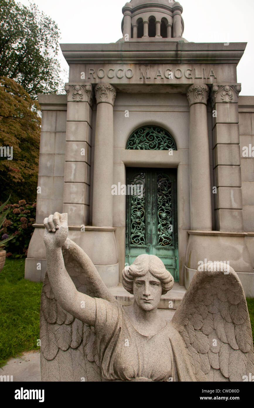 mausoleum Rocco M Agoglia Stock Photo - Alamy