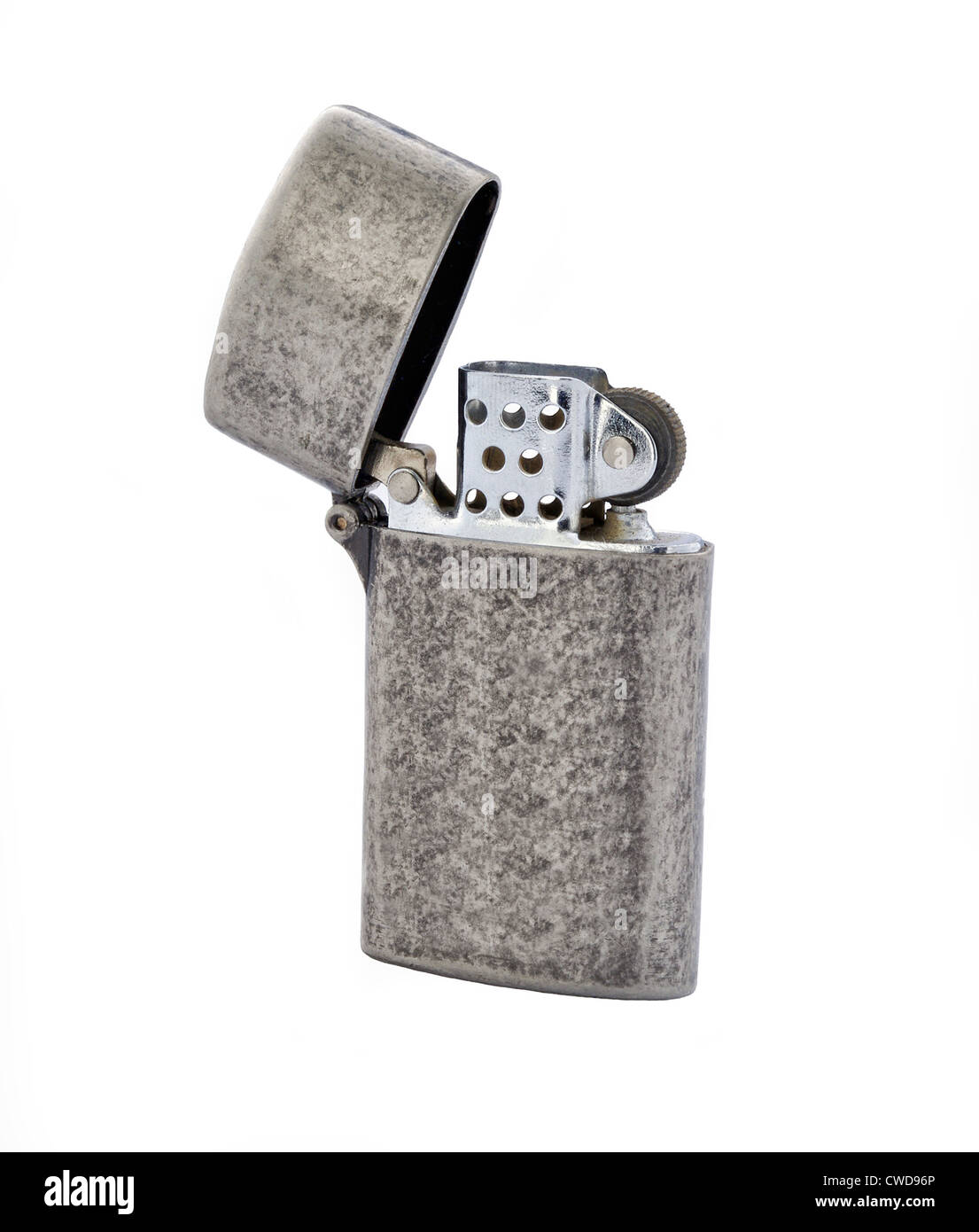 vintage fire lighter isolated on white Stock Photo - Alamy