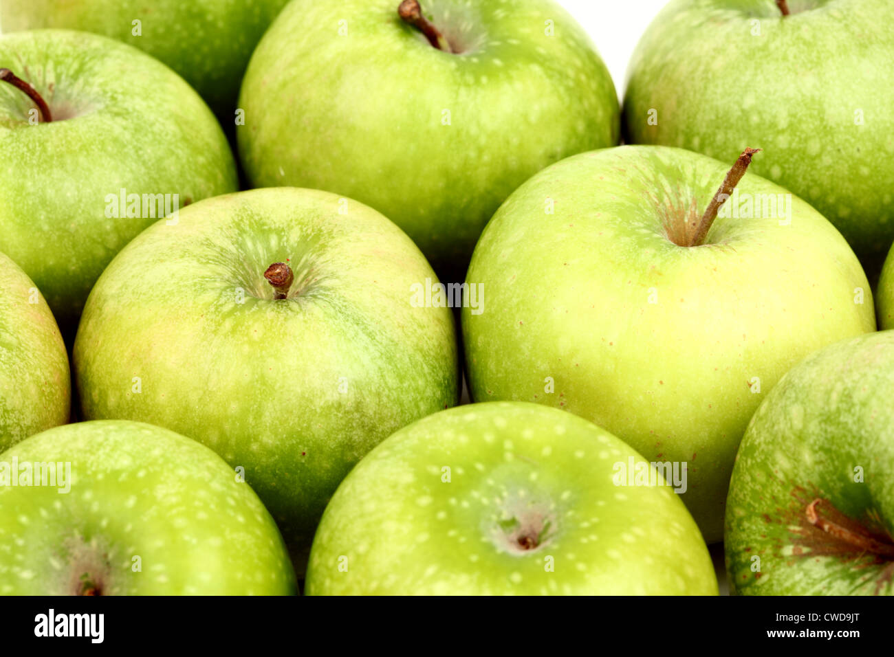 green apple background macro close up Stock Photo - Alamy